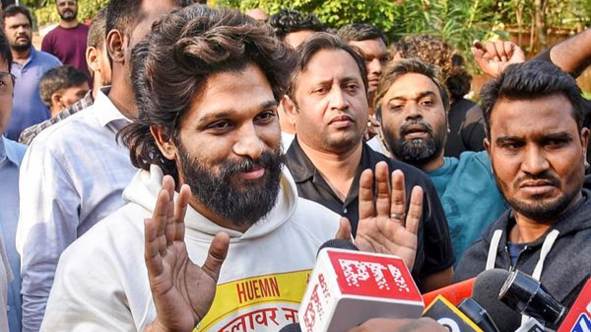 Allu Arjun arrest: Pushpa 2 actor walks out after spending night in jail over stampede incident ...