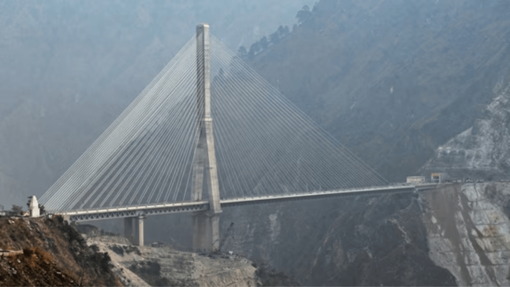 Anji Khad Bridge: Indian Railways' first cable-stayed rail bridge connects Katra and Reasi ...