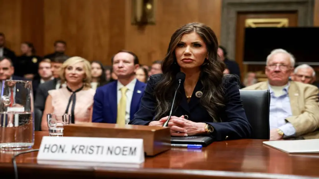 US Senate confirms Kristi Noem as Trump's Homeland Security Secretary - World News | The ...
