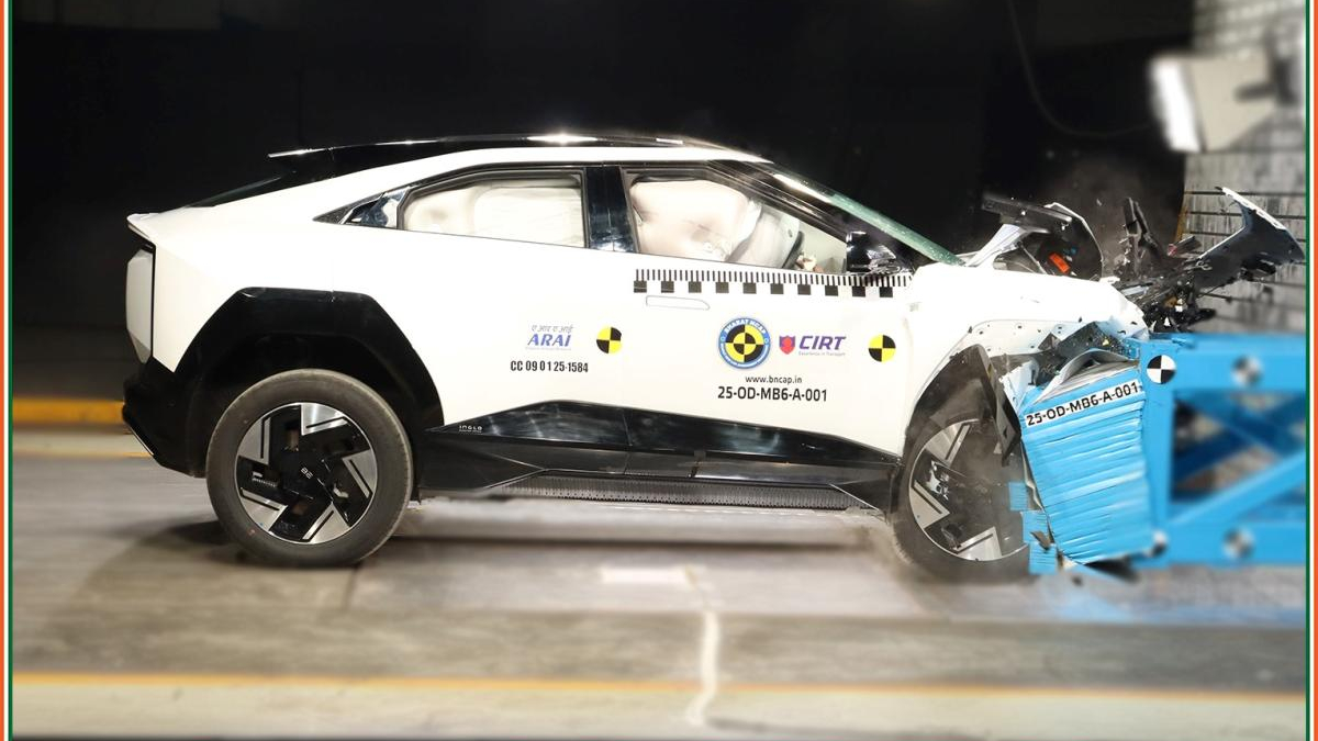 Mahindra BE 6 aces Bharat NCAP crash test, latest to earn 5-star safety ...