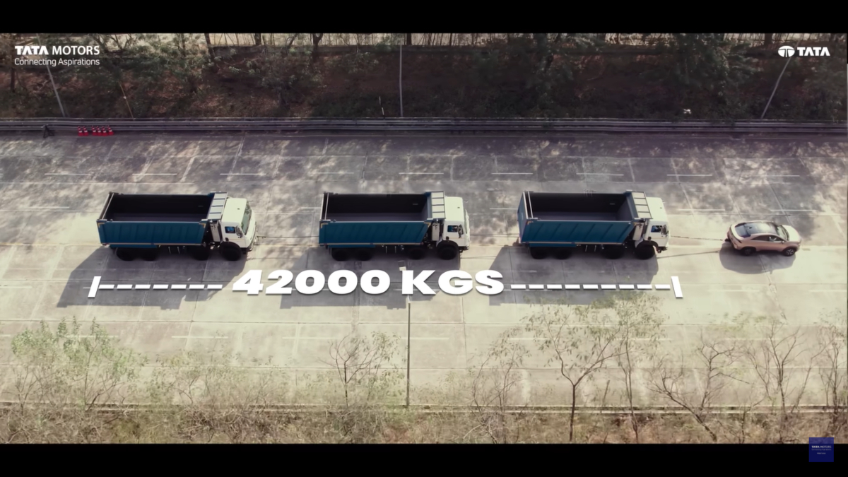 Tata Curvv demonstrates strength in new video, pulls 42 tonnes at one ...