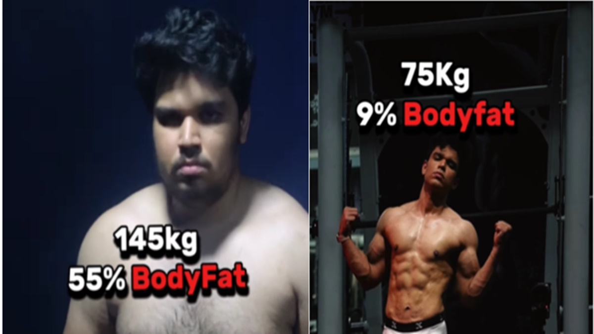 Man shares inspiring 70kg weight loss transformation in just 4 years ...