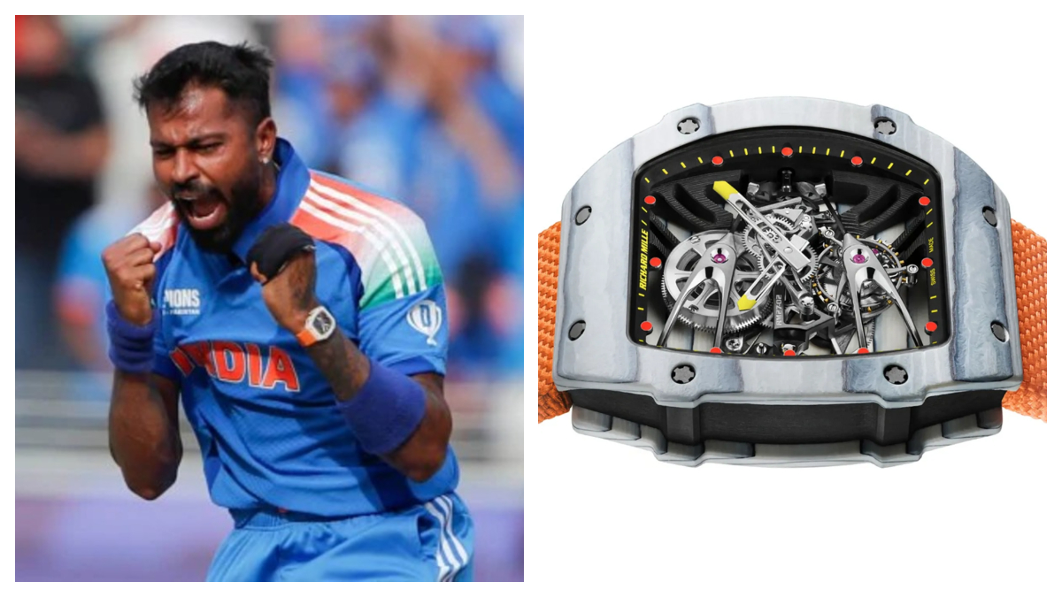 Hardik Pandya dons limited-edition watch worth Rs 7 crore during India vs Pakistan match in ...