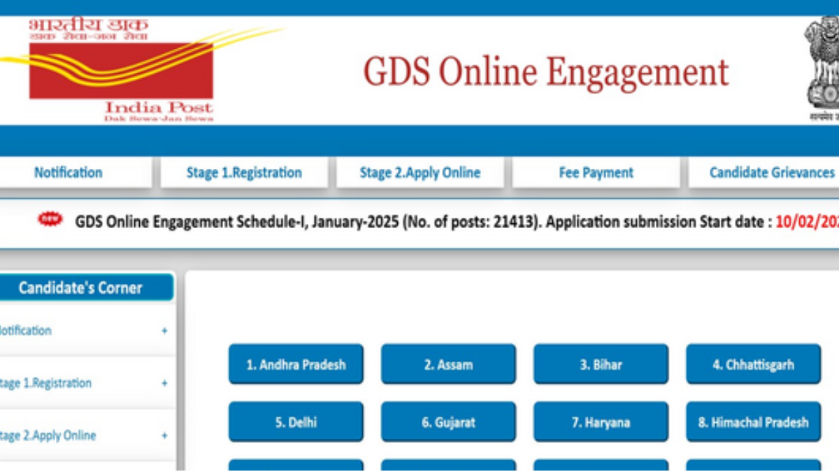 India Post GDS Recruitment 2025: Apply online for 21413 vacancies at ...