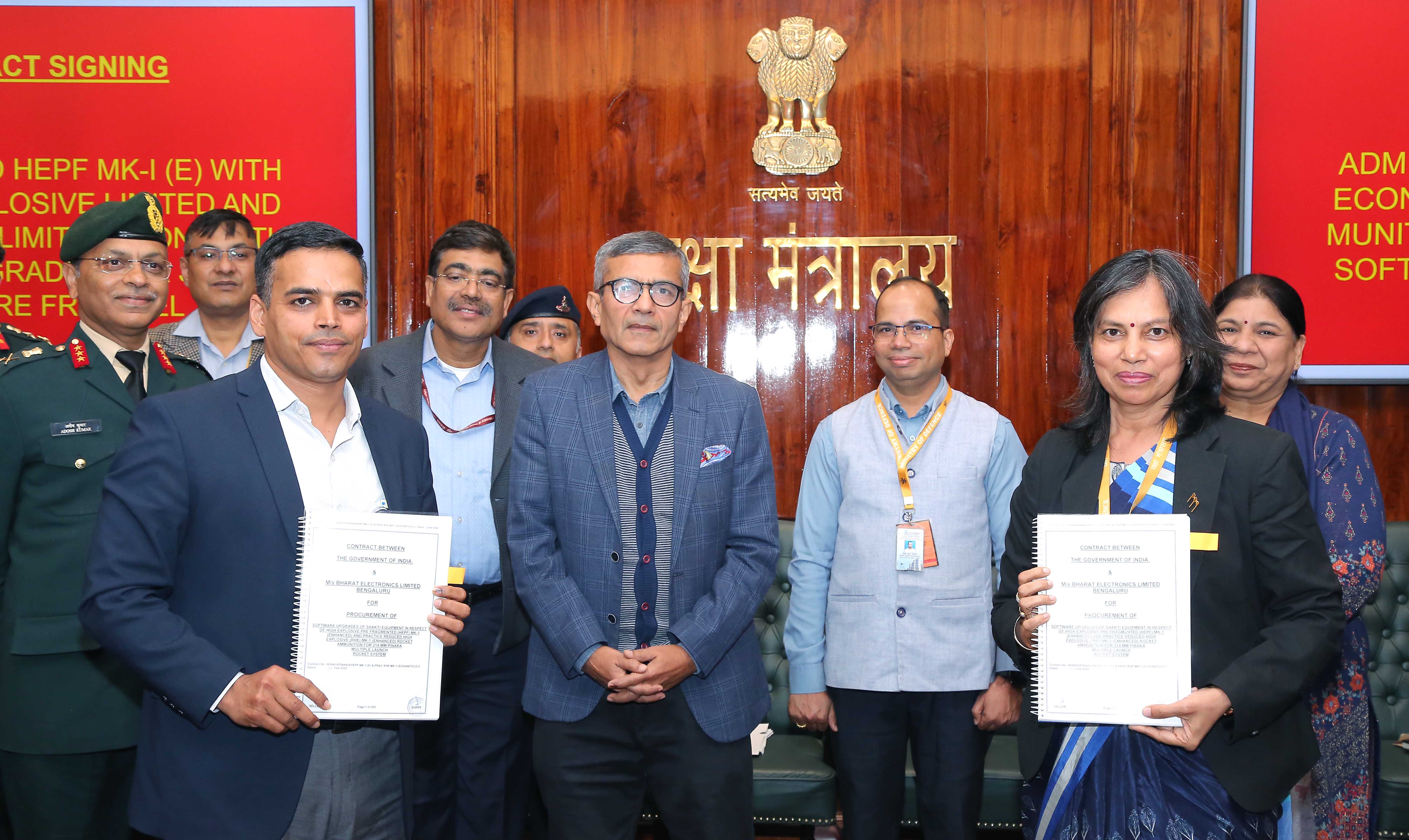 Ministry of Defence signs contracts worth Rs 10,147 Crore to enhance ...