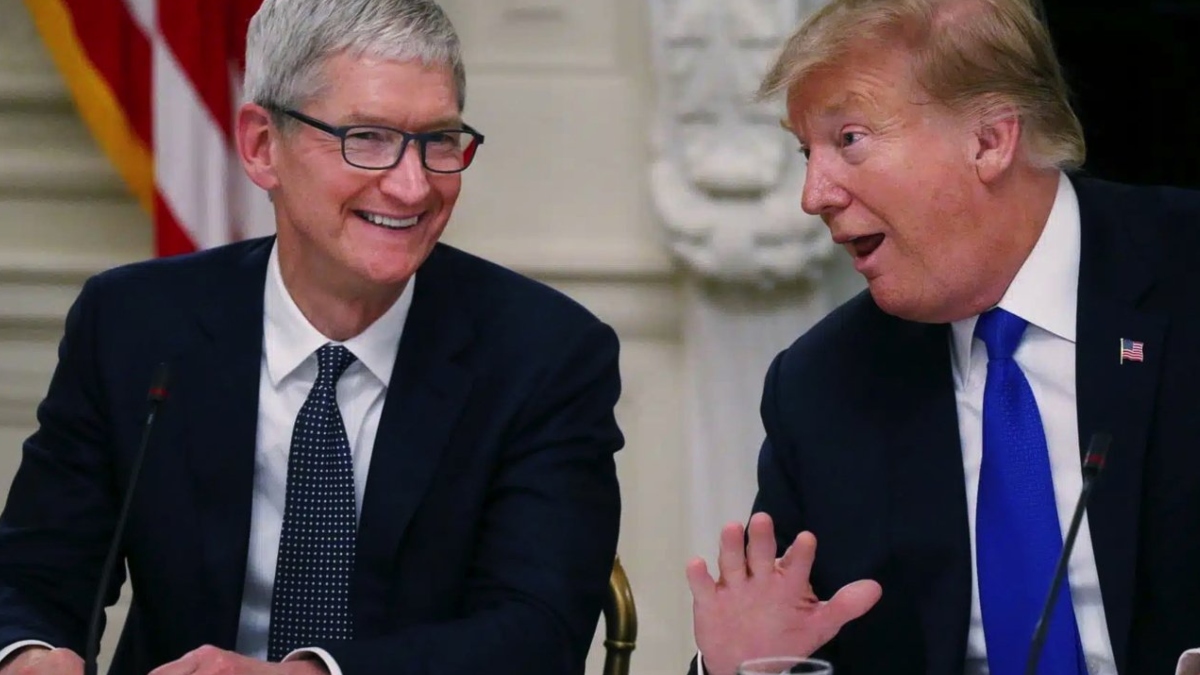 Apple CEO Tim Cook meets Donald Trump as tariff threaten iPhones: Report - Technology News | The ...