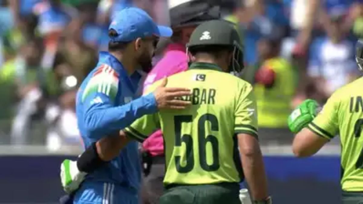 IND vs PAK: Watch Virat Kohli, Babar Azam's friendly gesture ahead of innings start - Sports ...