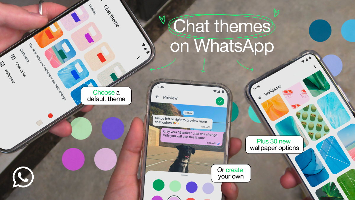 WhatsApp brings major update for chat customisation with new chat themes, wallpapers: Details ...