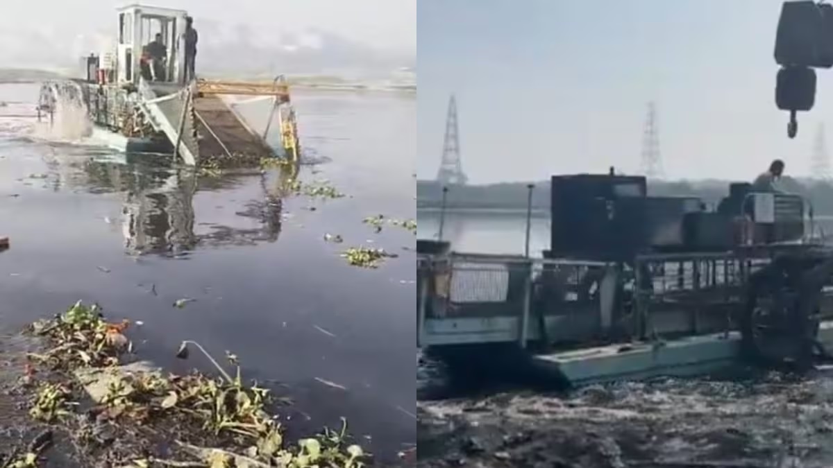 Yamuna river cleaning begins as Delhi LG VK Saxena unveils ...