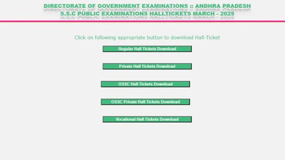 AP SSC Hall Ticket 2025 released: Check key details, exam guidelines ...