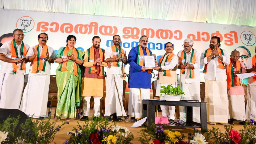 'Looking forward to crossing ....’: Shashi Tharoor reacts to Rajeev Chandrasekhar's BJP Kerala ...