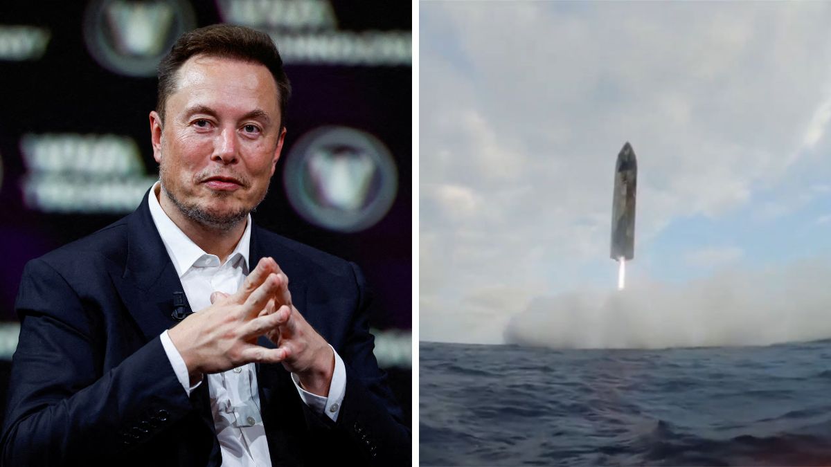 Elon Musk shares rare clip of SpaceX Starship’s water landing ahead of ...