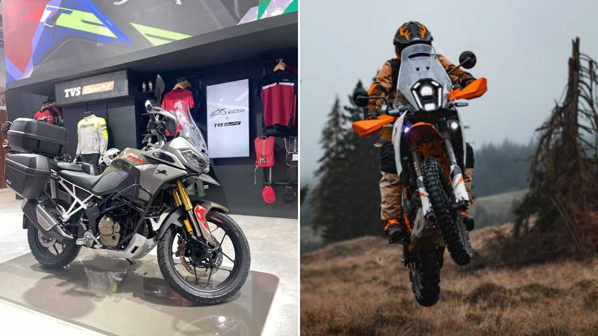 TVS Apache RTX 300 vs KTM 390 Adventure X comparison - Bike News | The Financial Express
