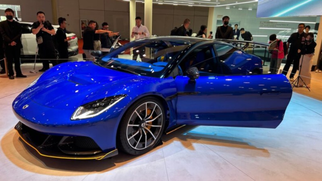 BYD unveils Denza Z electric sports coupe at Shanghai Auto Show - Car ...