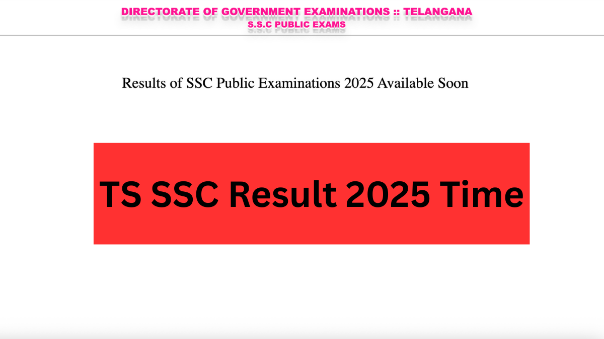 bse.telangana.gov.in TS SSC Result 2025 Today Time Changed: BSE Telangana Class 10 Result ...