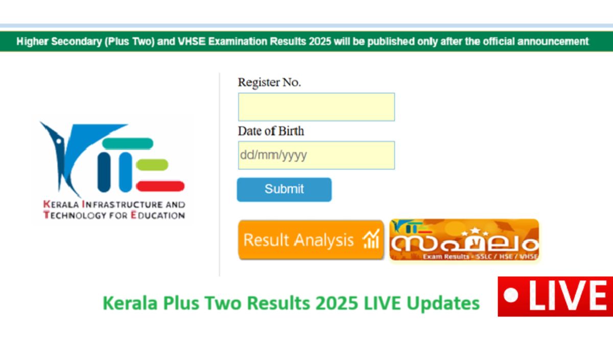 keralaresults.nic.in, DHSE Kerala Plus Two Result 2025 Highlights ...