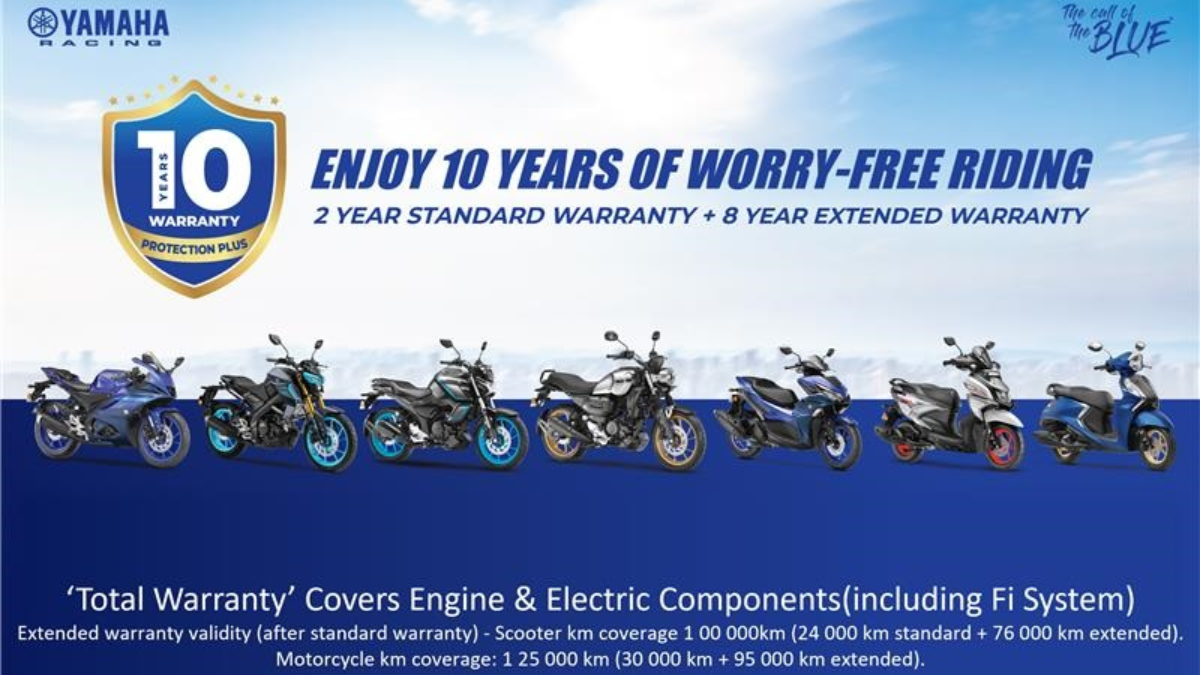Yamaha India launches free 10-year warranty - Bike News | The Financial Express