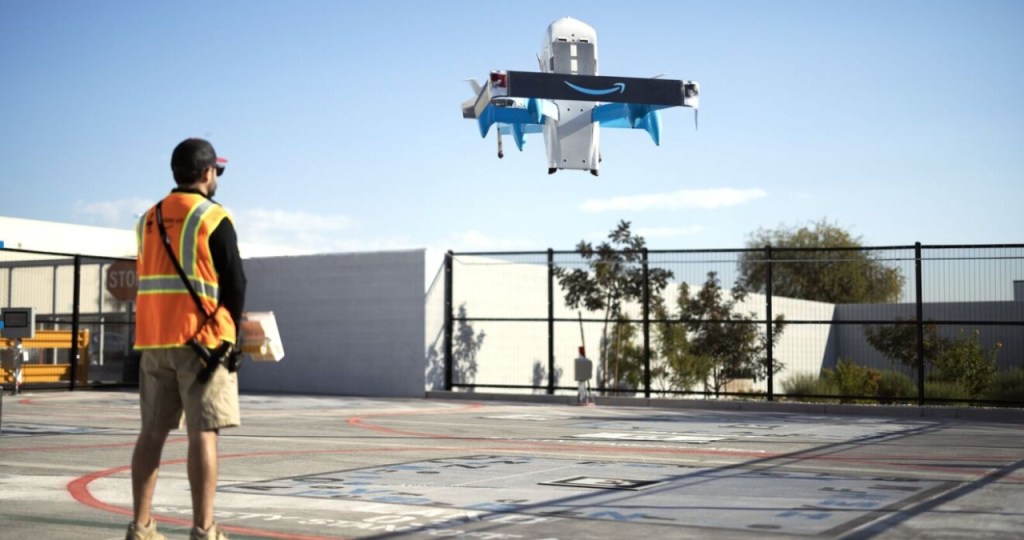 Amazon drones to now deliver iPhones, AirPods, AirTags, Samsung devices ...