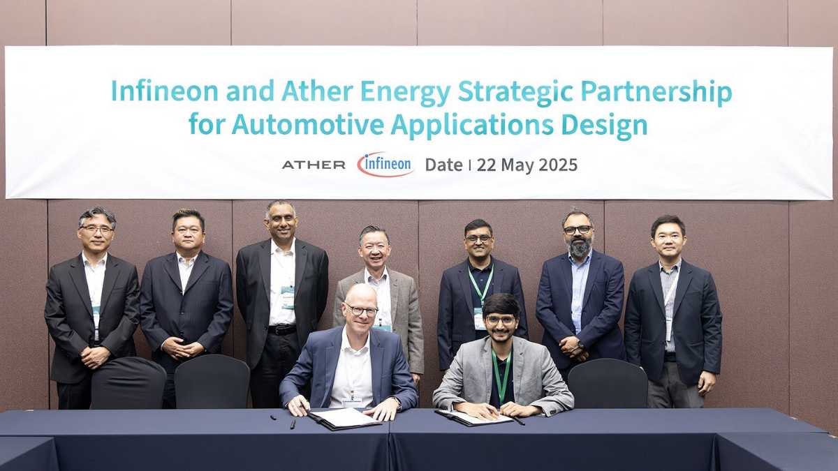 Ather partners Infineon for semiconductor technology solutions ...