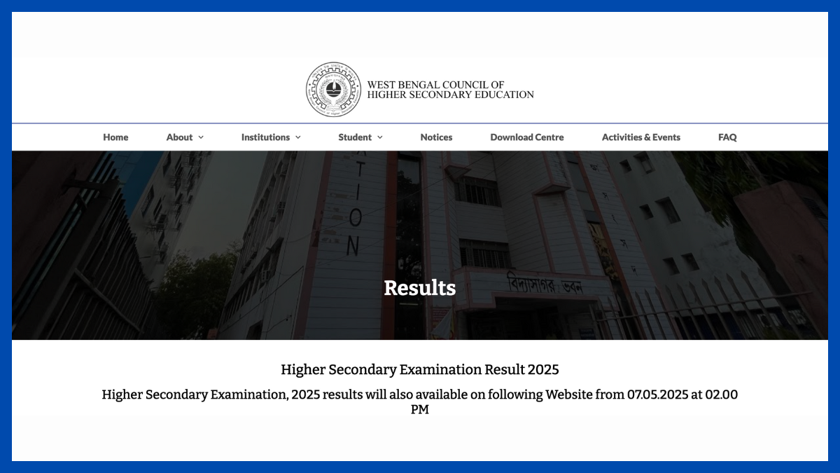 WB Board 12th Result 2025 Out: West Bengal WBCHSE HS Result Announced ...