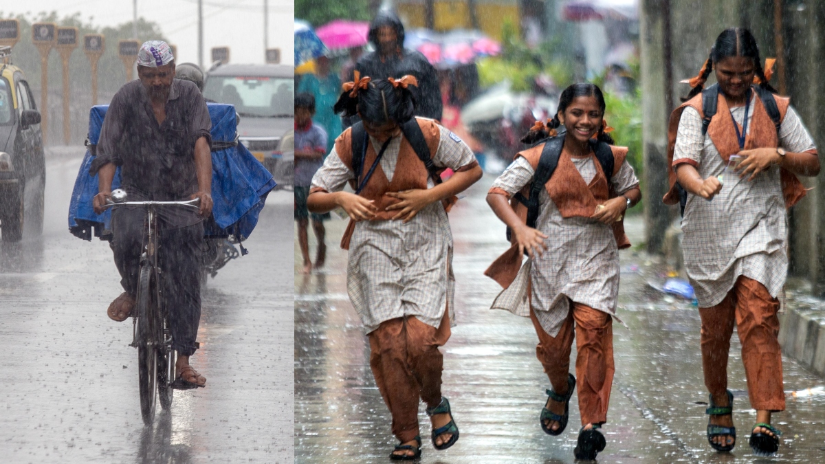Monsoon rains drench people from across India, thunderstorms bring sigh ...