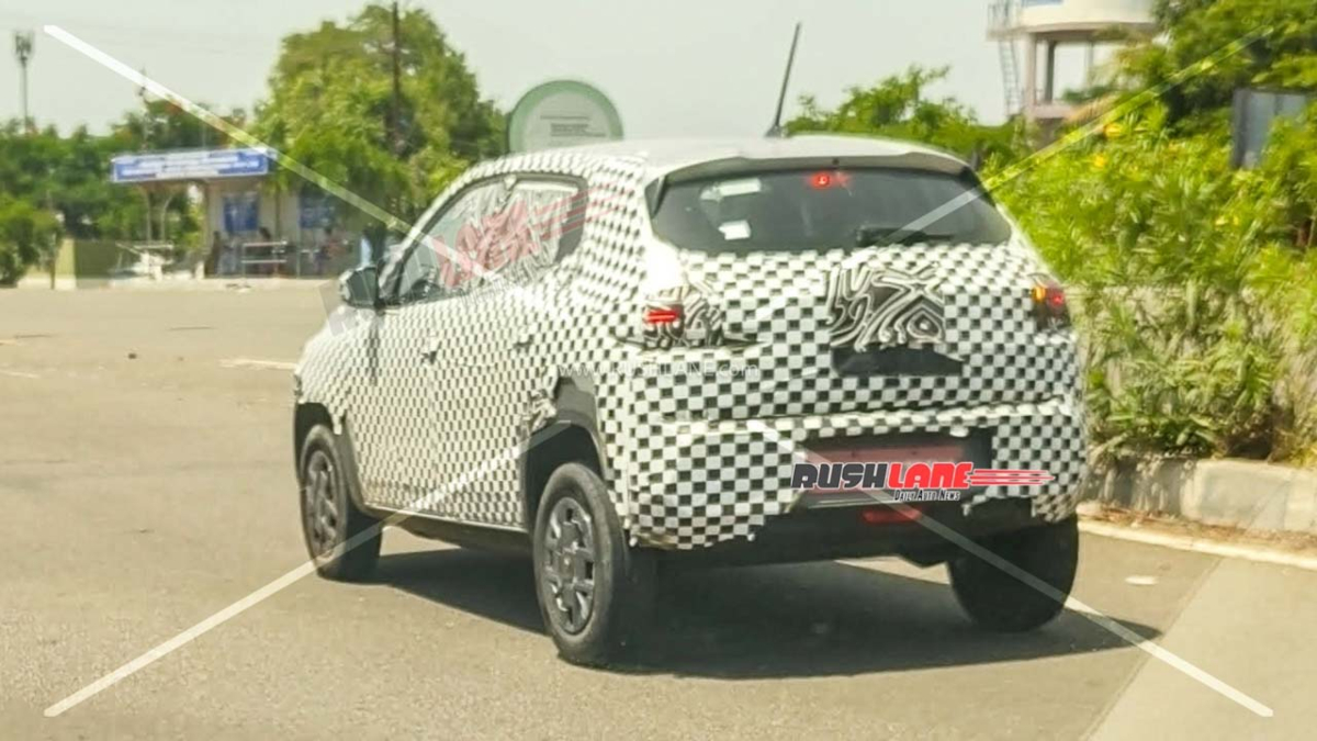 Renault Kwid EV spotted uncovered for first time, India launch next ...