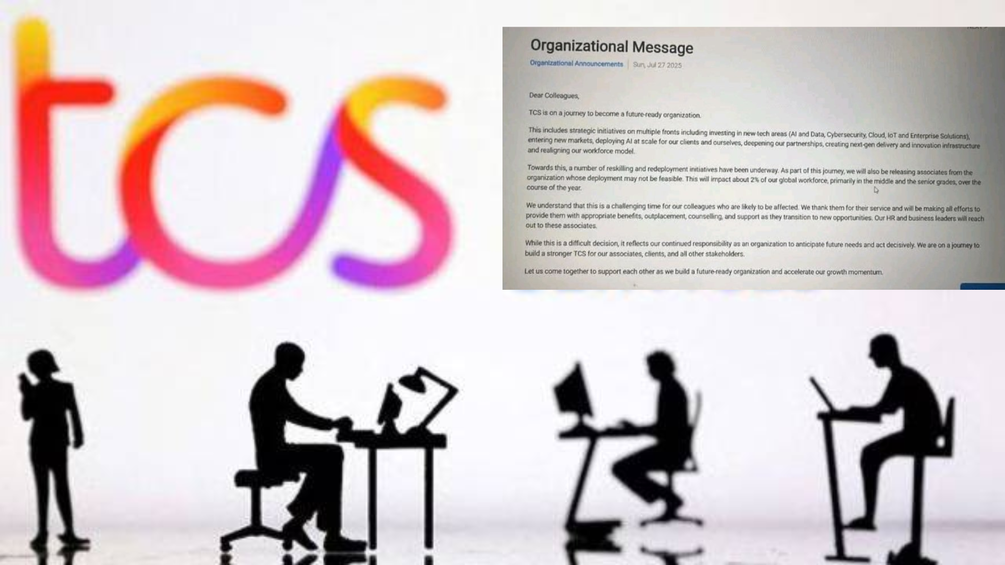 ‘We messed up, hence have to fire,’ Internet furious as TCS management’s memo announcing layoffs ...