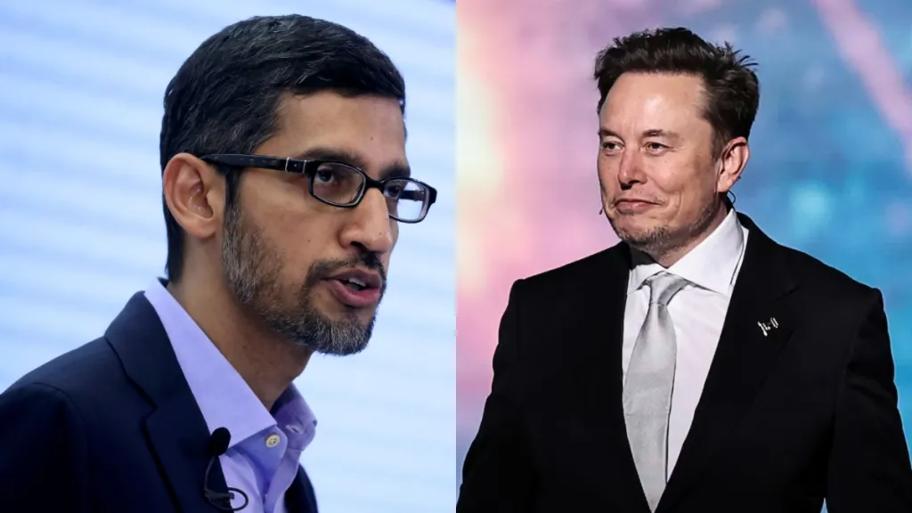 Google CEO Sundar Pichai praises Elon’s Grok 4 as ‘impressive progress’, Musk replies ...
