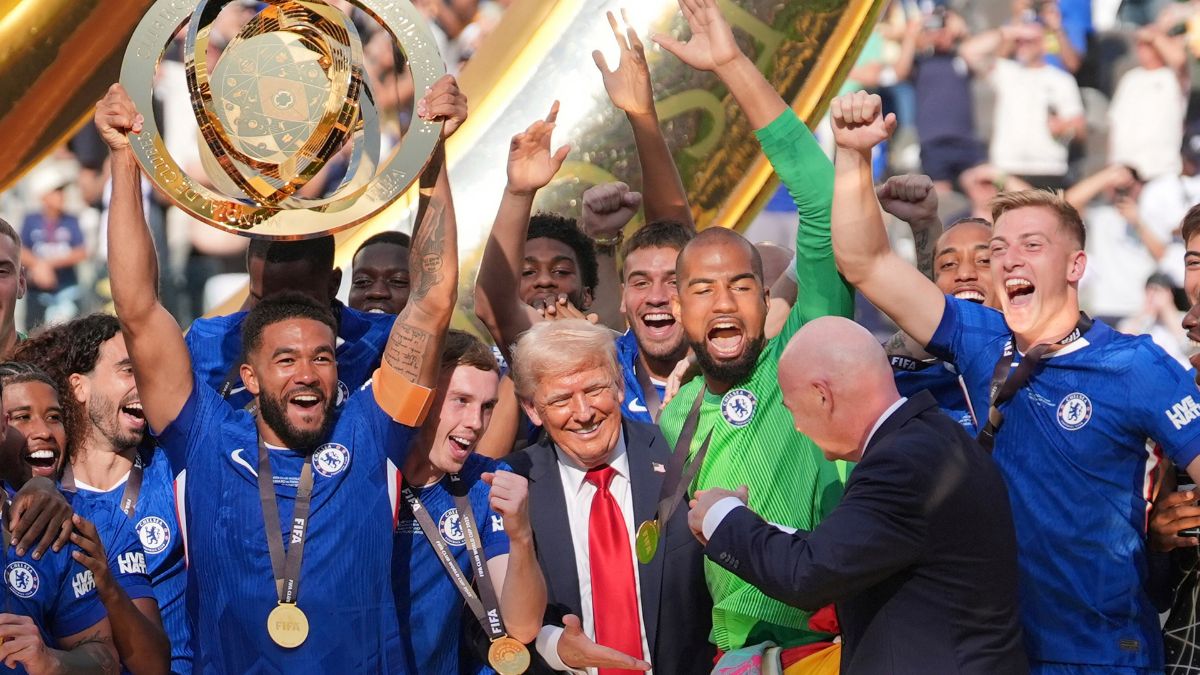 'Are you going to leave?': Chelsea captain asks Trump as he awkwardly steals Club's World Cup ...