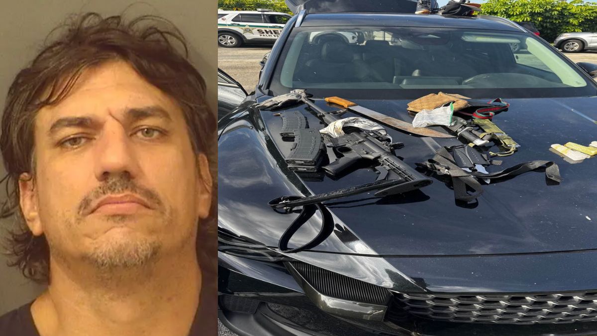Who is Michael Rodrigues? US man arrested with loaded AR-15 rifle ...